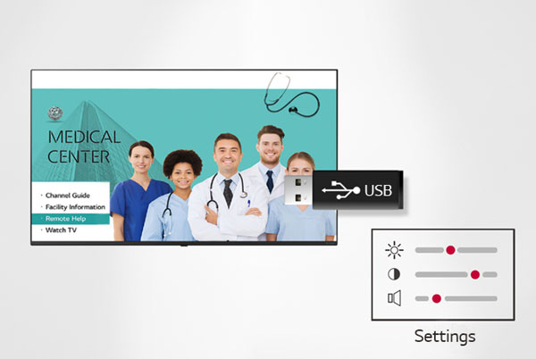 LN572M Series Standard Hospital Grade TV - TB&A Hospital Television