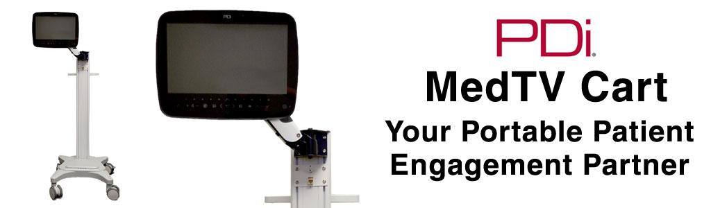 PDi Mobile Cart for medTV and medTAB - TB&A Hospital Television