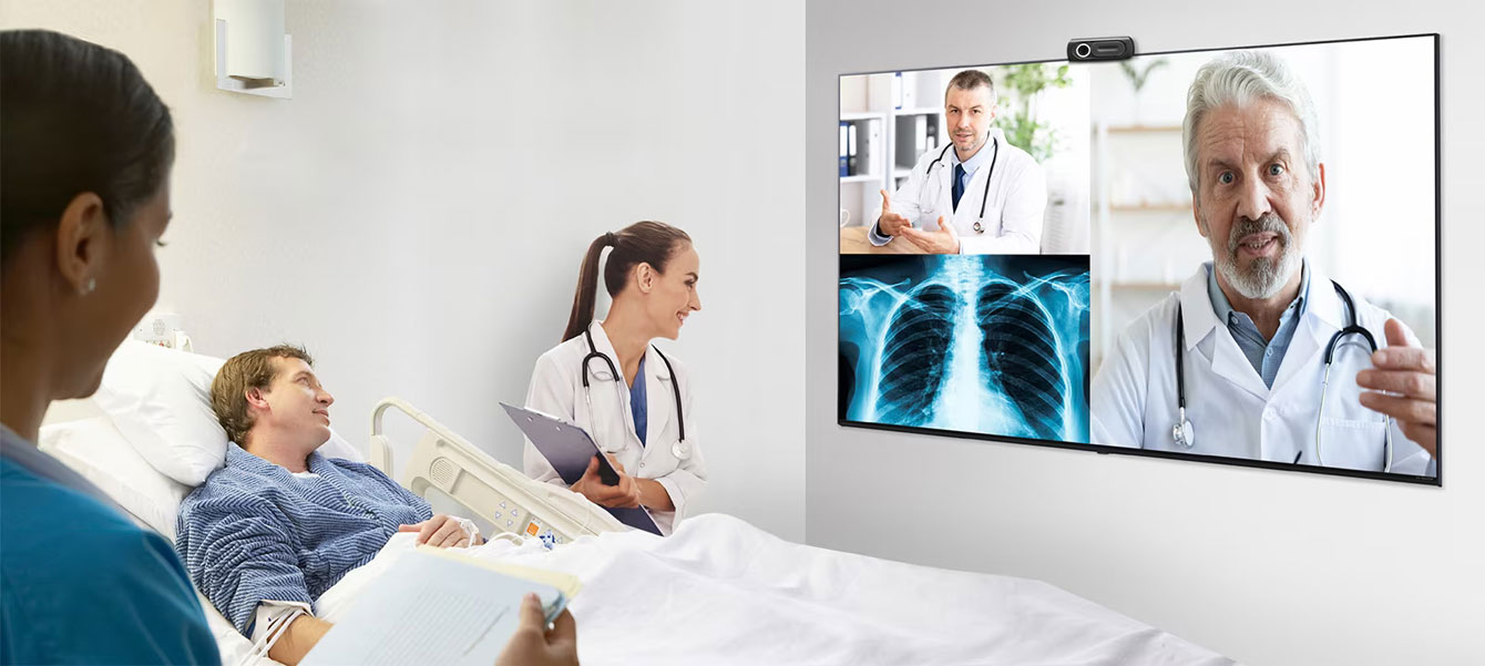 UR762M 4K NanoCell Hospital TV with ProCentric - TB&A Hospital Television